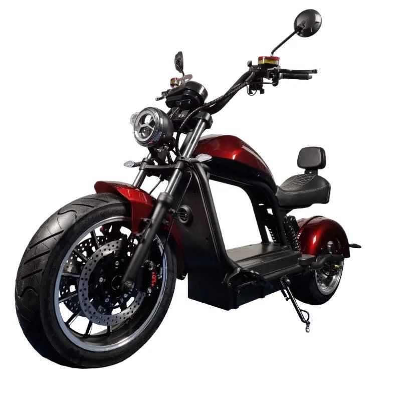 Cafe cruiser HL6.0 - Elektrische scooter - Wine rood - E-Wheels Enschede